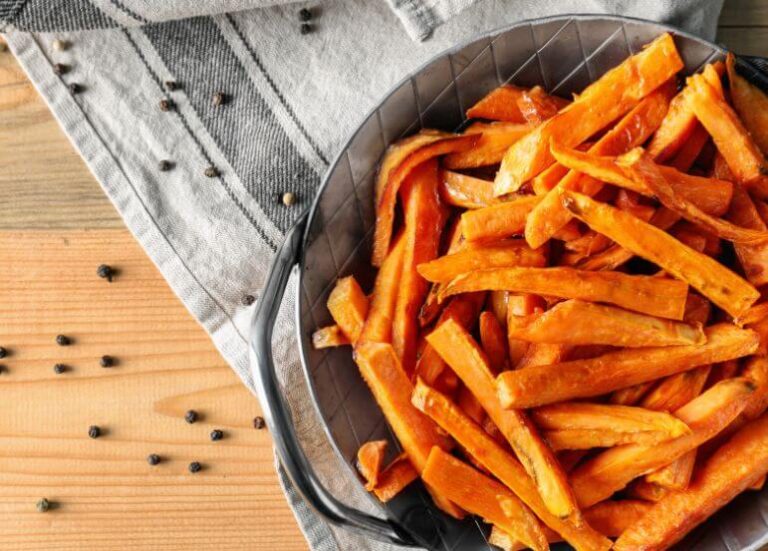 Sprøde rodfrugter i airfryer - Lækre pomfritter og bagte rodfrugter